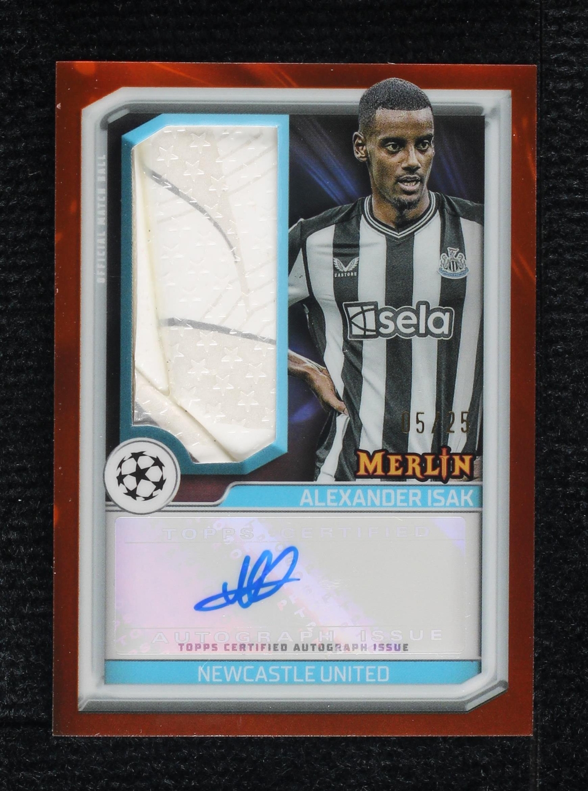 2023-24 Topps Merlin UEFA Club Competitions - Merlin's Match Ball ...