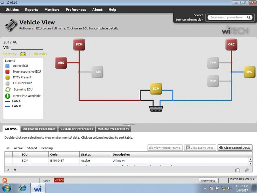 Multi-language wiTech MicroPod 2 Diagnostic Programming Tool V17.04.27 | eBay