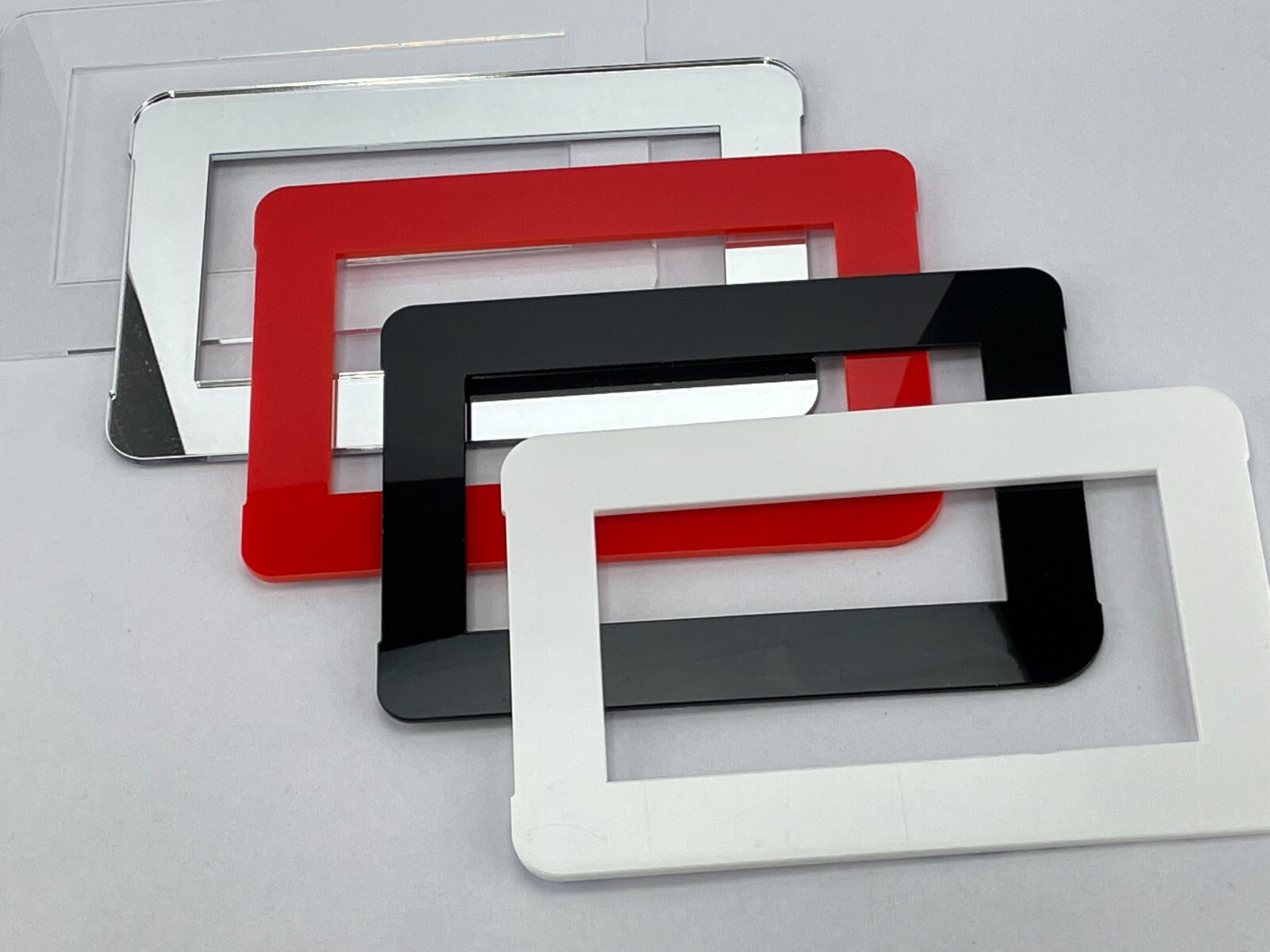 Double Single Socket Switch Surround / Finger Plate Light Switch / Plug ...