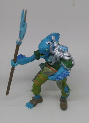 Papo Fish Mutant Pirate Figurine Knife Triton Fantasy Creature Warrior ...