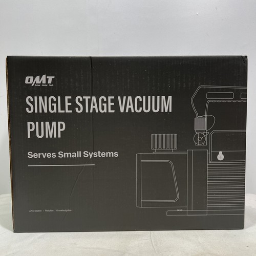 Orion Motor Tech OMT Single Stage Vacuum Pump, 4.5 CFM, 1/3 hp, Red ~ NEW SEALED | eBay