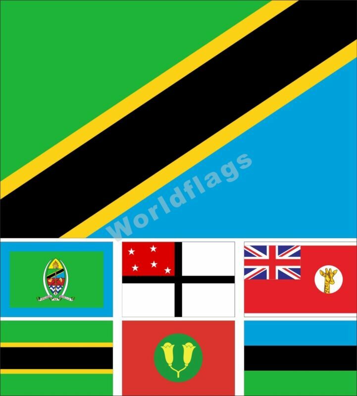 Tanzania Flag Kilwa Sultanate Zanzibar Pemba Presidential Governor Navy ...