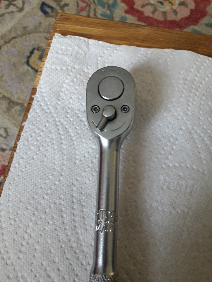 Vintage Britool 3/8 Drive All Metal Classic Shaped Ratchet.A74/40T ...