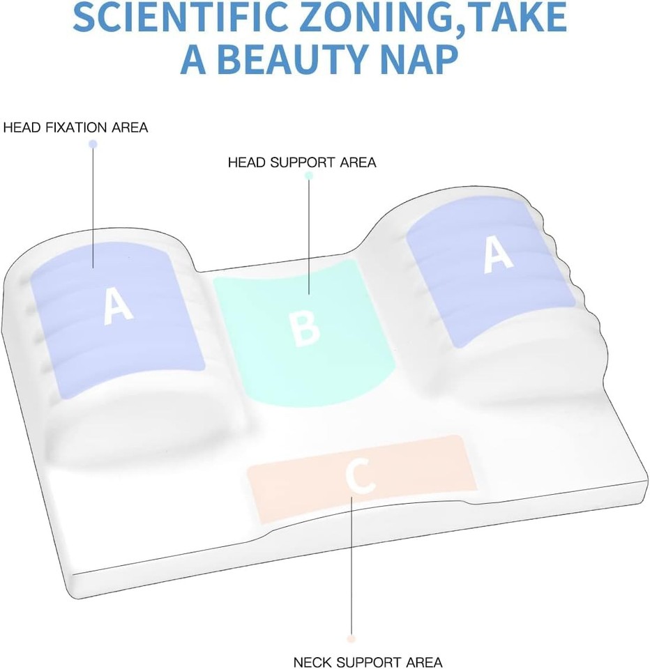 Beauty Pillow, Face Pillow for Anti Aging Anti Wrinkle, Memory Foam ...