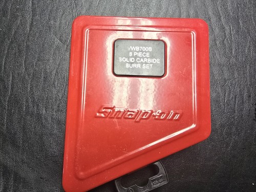 Snap-On Tools VWB700B 8 Piece solid Carbide Burr Set with Metal Case ...