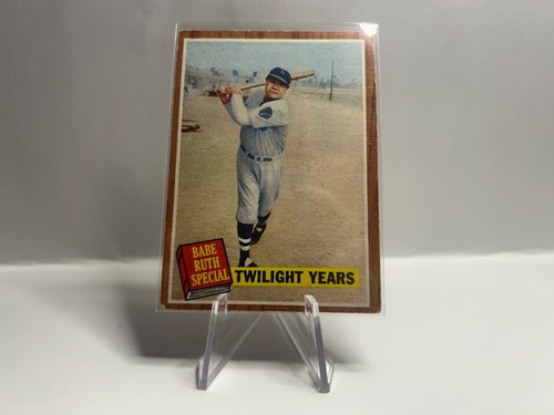 Babe Ruth - 1962 Topps Babe Ruth Special #141 Twilight Years Yankees ...