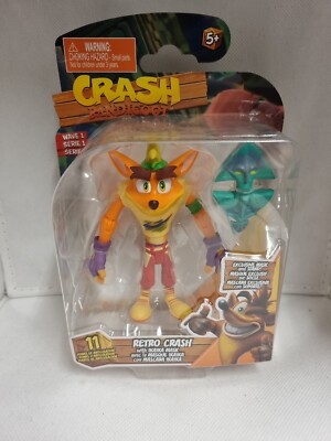 Crash Bandicoot 4" Figure Retro Crash New | eBay UK