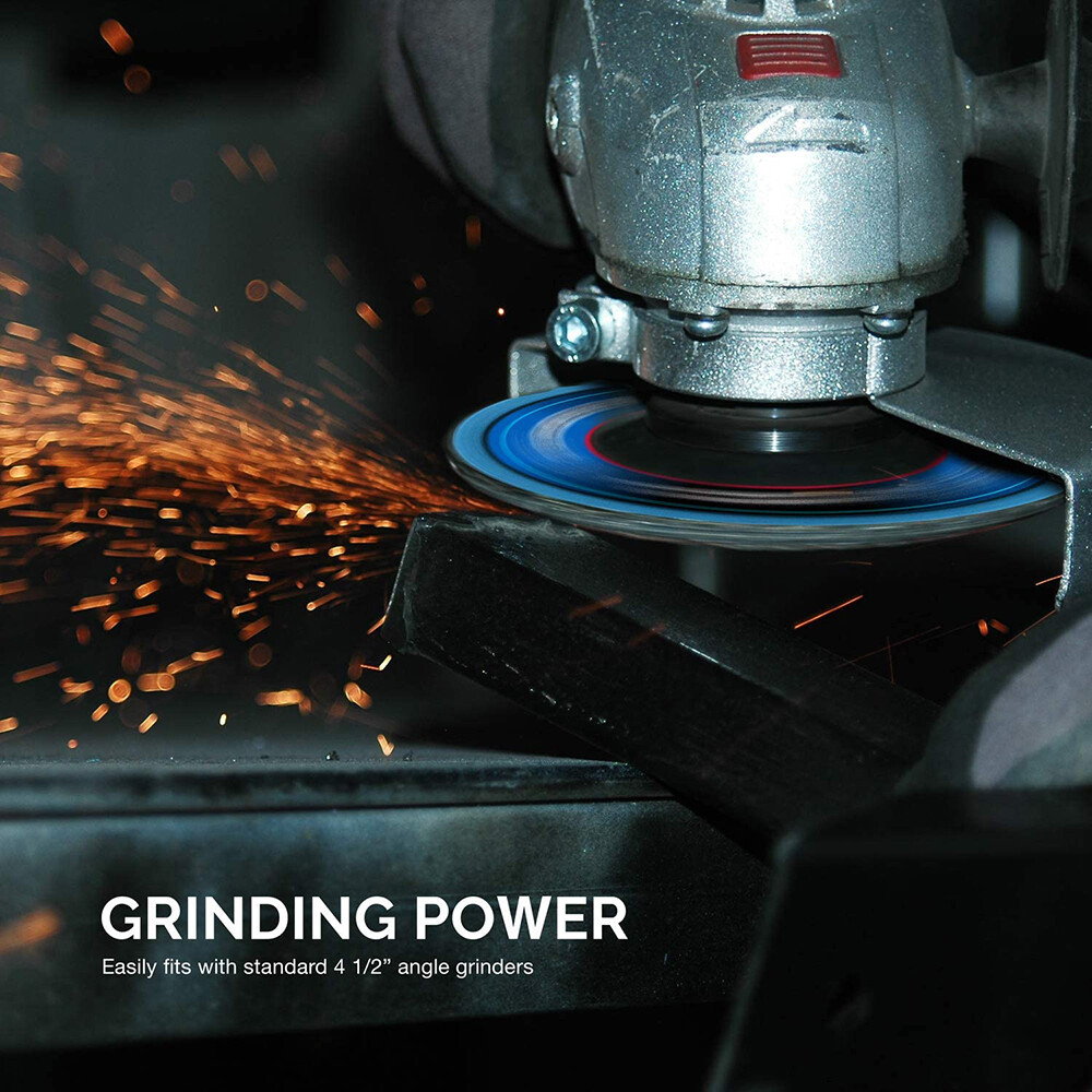 20Pcs 4-1/2 Inch Flap Grinding Buffing Dics Wheel 40-120# For Angle ...