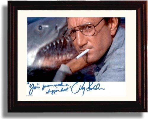 16x20 Framed Roy Scheider Autograph Promo Print - Jaws | eBay