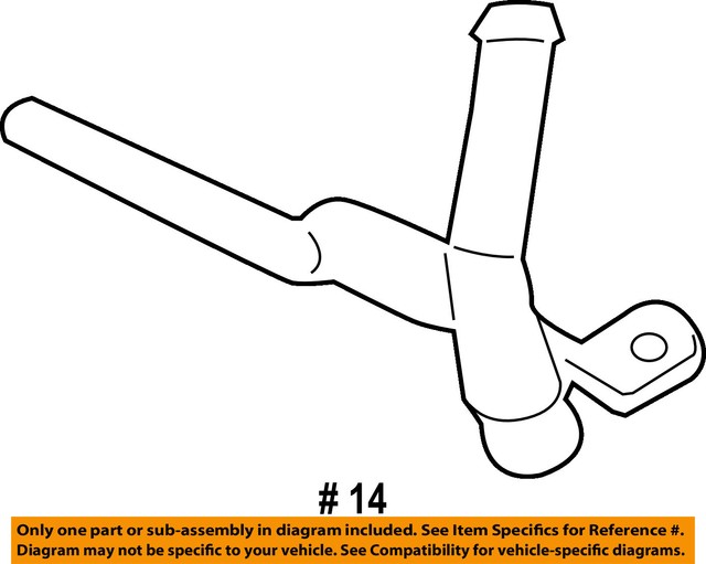 Ford BR3Z18663A Genuine OEM Outlet Tube for sale online | eBay