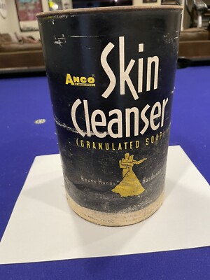 Vintage 1930s 1940s ANCO Skin Cleanser Granulated Soap Container | eBay