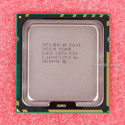 Intel Xeon E5640 2.66 GHz Quad-Core CPU Processor LGA 1366 SLBVC ...