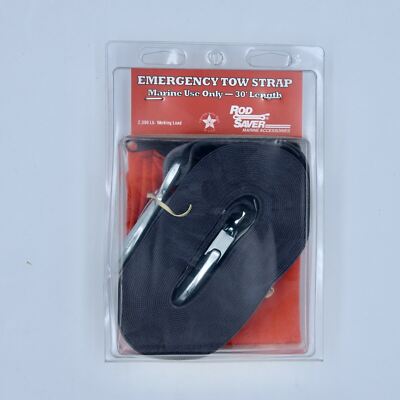Rod Saver ETS Marine Use Emergency Tow Strap 30 Foot 5000lb Rated | eBay