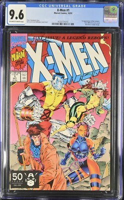 X-Men # 1 (1991) Colossus Gambit Cover CGC 9.6 Stan Lee Jim Lee ...