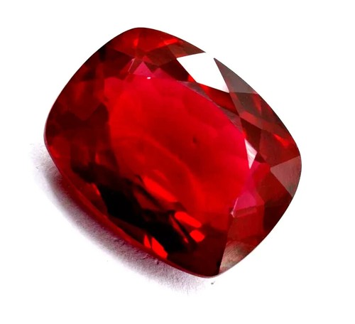 36 Ct+ Natural Red Painite Cushion Burmese Loose Certified Untreated ...