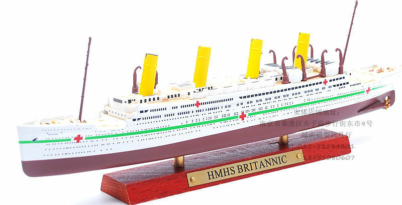 Collect HMHS Britannic Cruise Ship Model Atlas Diecast 1:1250 Ocean ...