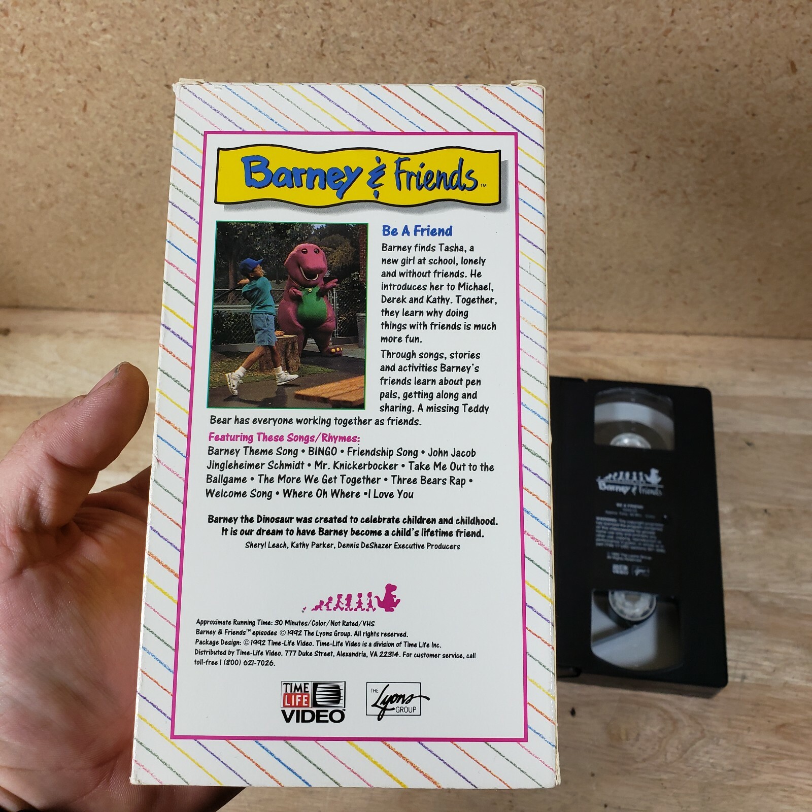 Barney And Friends Be A Friend VHS Time Life 1992 Vintage - Tested | eBay