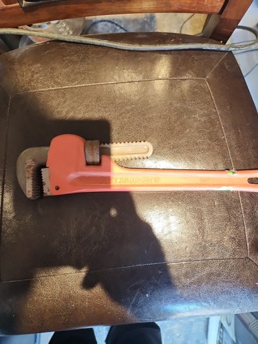 Pittsburgh Adjustable 14" PIPE WRENCH Heavy Duty Plumbing Monkey Wrench ...