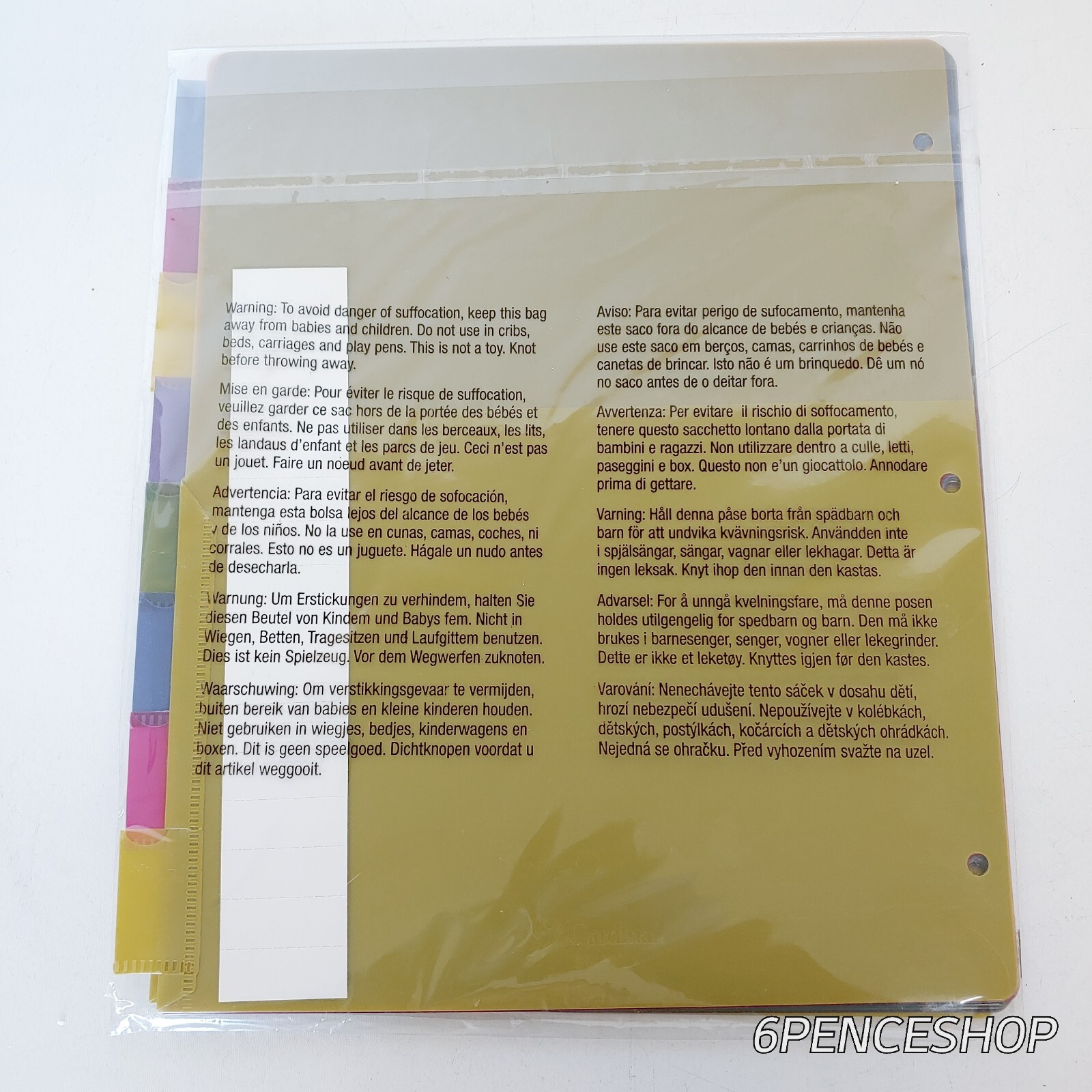 Cardinal Brands 84017 Index Divider for sale online | eBay