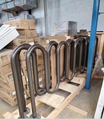 DARK GRAY 4 LOOP BIKE RACK | eBay