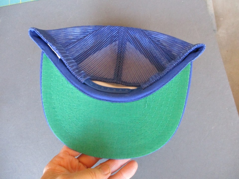 Vtg 1980s BOEING 747 Mesh Back Trucker Hat, Snapback Yupoong Cap, NWoT ...