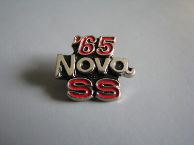 1965 CHEVROLET NOVA SS FENDER SCRIPT LOGO CHEVY GM AUTOMOTIVE HAT PIN ...