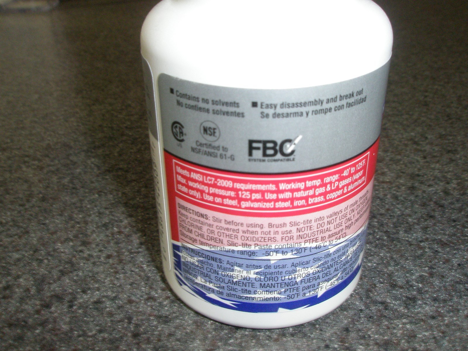 Laco Teflon Paste 8 oz HD Thread PTFE Sealing Compound #42019 USA | eBay