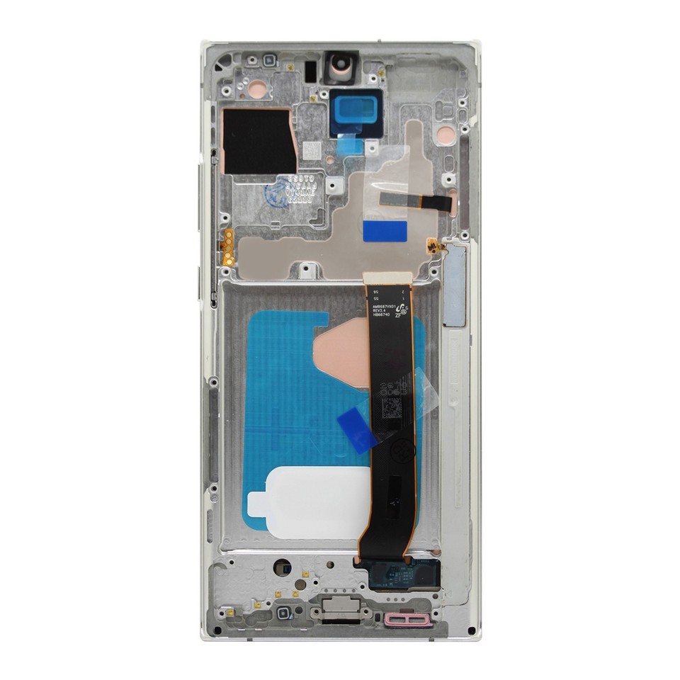 OLED LCD Touch Screen Frame with Fingerprint for Samsung Galaxy Note 20 ...