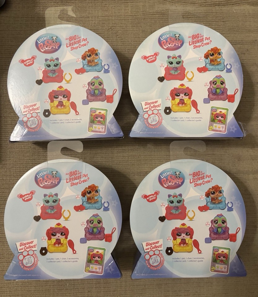 Littlest Pet Shop LPS Series 4 Gen 7 G7 Sweet Life Full Set Dog Cat ...