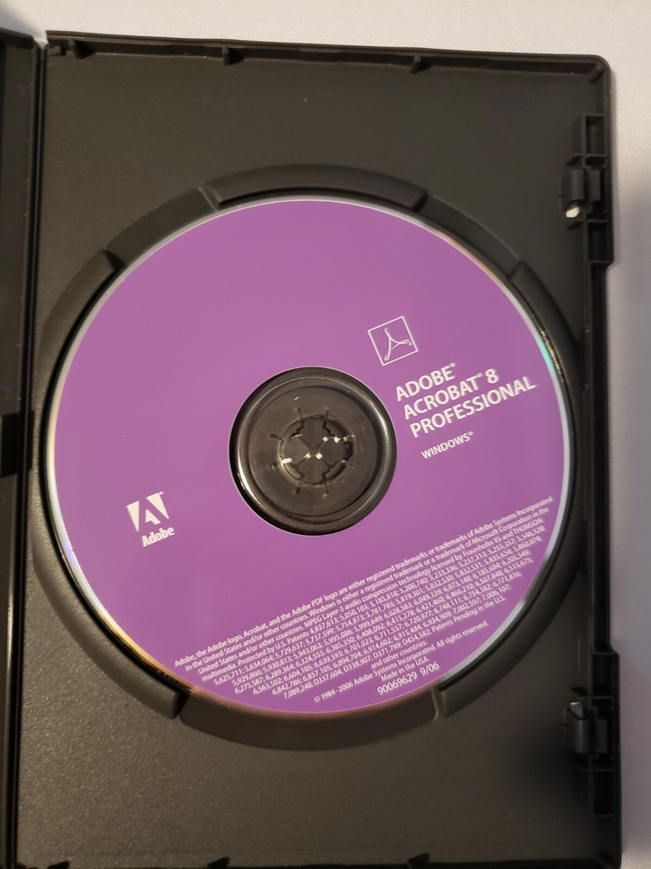 Adobe Acrobat 8 Professional for Windows w/ Serial Number | eBay