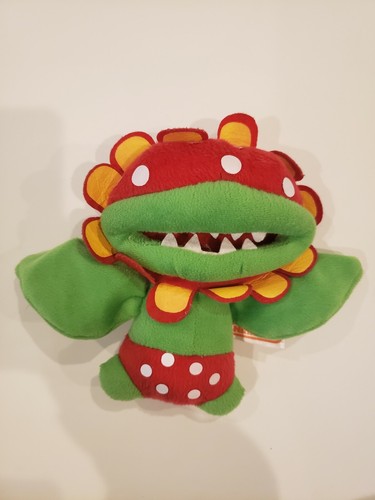 Vintage Nintendo Super Mario Party Plush Red Flower w Teeth Dots ...