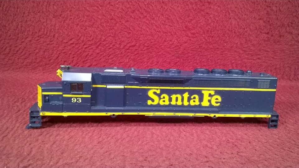 #2 HO ATHEARN SD45 DIESEL LOCOMOTIVE SHELL - #93 SANTA FE | eBay
