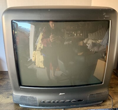 Vintage Rare Zenith 21” CRT TV Retro Gaming Model SY2053S 1996 W/ OEM ...
