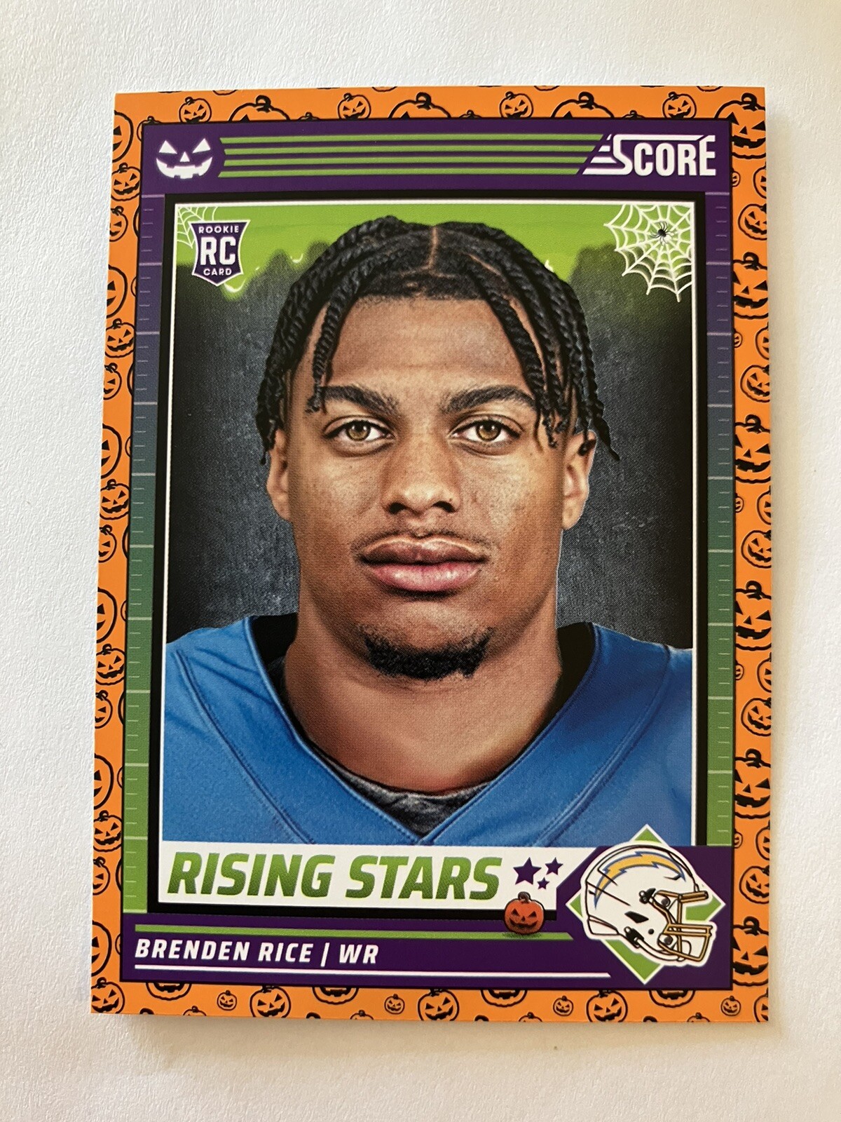 Brendan Rice 2024 Score Halloween Rising Stars Orange Pumpkin #6 ...