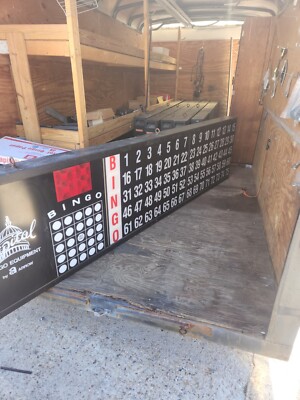 Capital/Capitol Bingo Equipment by Arrow Lighted Number Game Board 120V ...