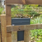 Rear Access Post Box for Gates and Fences W3-1 Large Capacity Steel ...