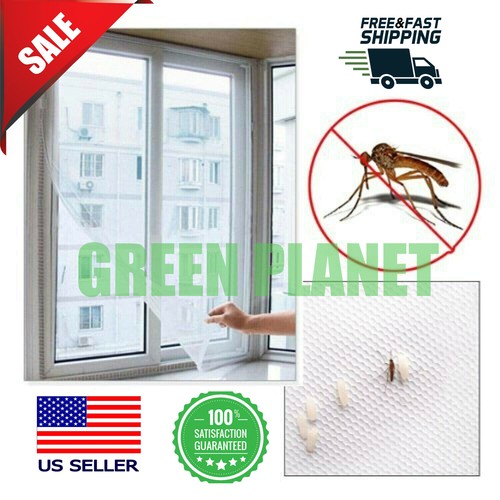 Magnetic Window Mesh Door Curtain Snap Net Guard Mosquito Fly Bug ...