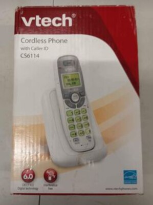 VTECH Cordless Telephone Model CS6114 White | eBay