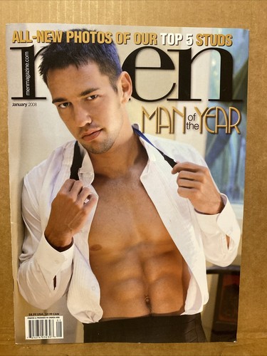 Advocate Men January 2008, Gay Magazine, Hunk Muscular Male Models ...