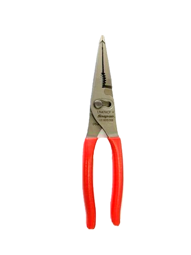 Snap-on Tools 9" Talon Grip Long Nose Slip Joint Pliers LN47ACF Red ...