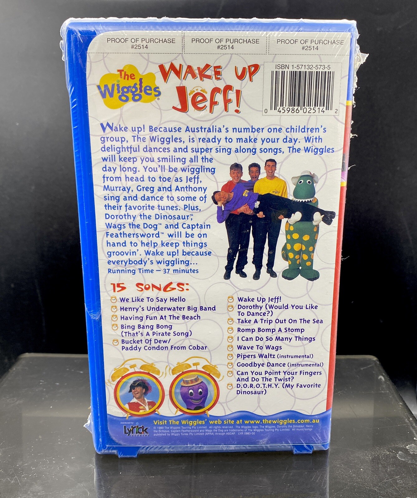 NEW The Wiggles Wake Up Jeff VHS Tape 1999 | Grelly USA
