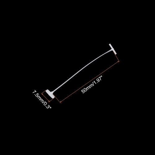 Standard Tagging Fasteners Price Tag Label Tagging Barbs 50mm 1000pcs ...