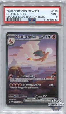 2023 POKEMON MEW EN-151 SPECIAL ILLUSTRATION RARE #199 CHARIZARD EX PSA ...