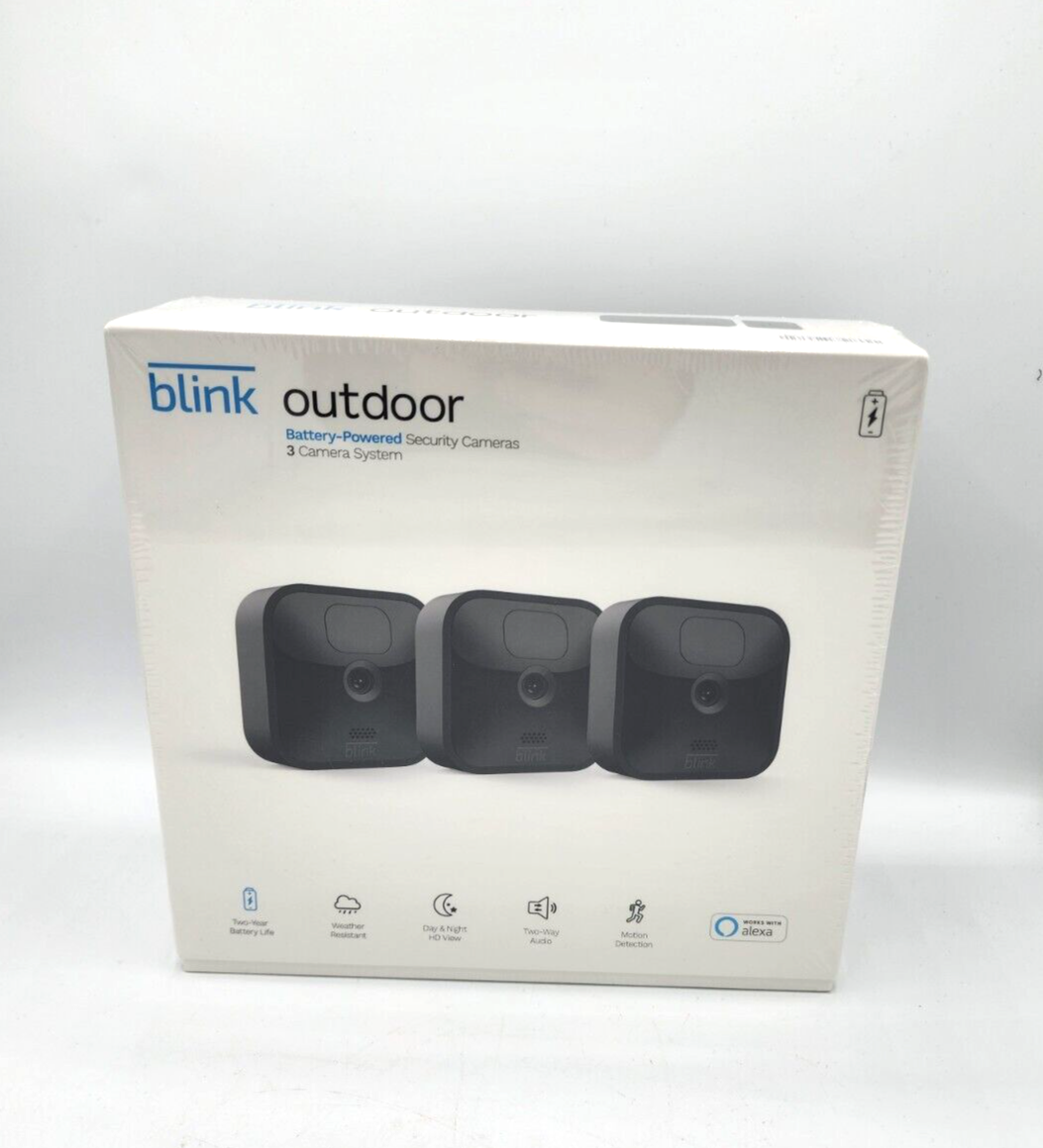 Blink Outdoor (3rd Generation) Security Camera - 3 Camera Kit for sale ...