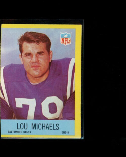 1967 Philadelphia #22 Lou Michaels Baltimore Colts | eBay