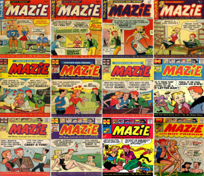 1952 - 1958 Mazie Comic Book Package - 14 eBooks on CD | eBay