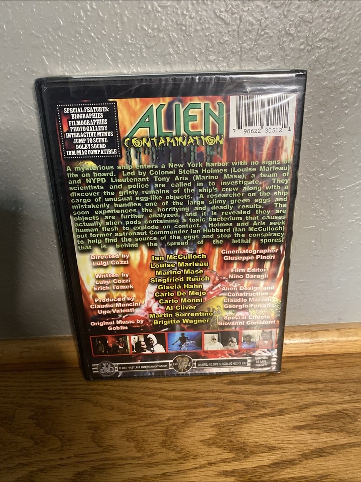Alien Contamination (DVD, 2003) New Sealed RARE DVD HTF | eBay