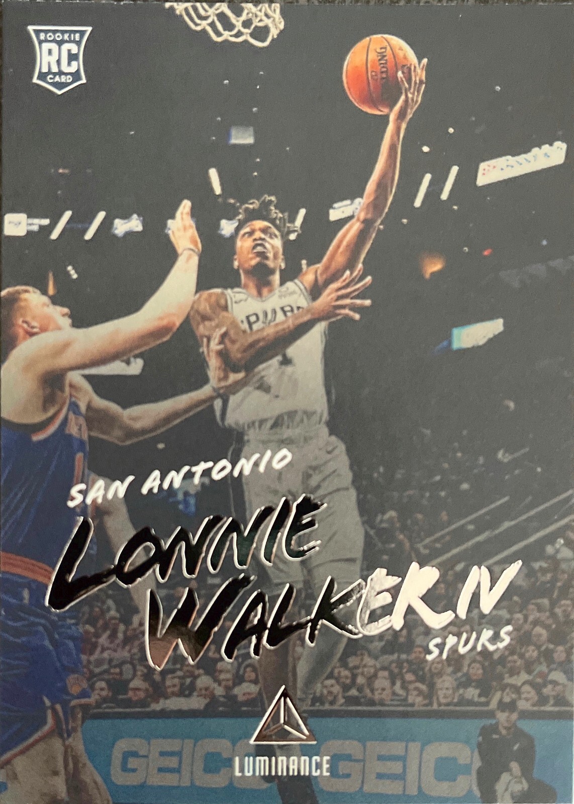 Lonnie Walker IV Luminance 18-19 #153 Rookie Card San Antonio Spurs | eBay