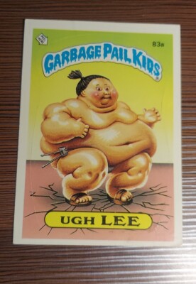 Matte 83a * Ugh Lee one star GPK 1985 Topps Garbage Pail Kids Series 2 ...