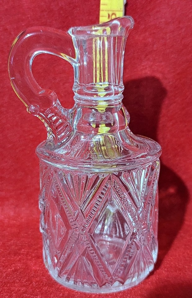 EAPG Crystal Glass Cruet- Belmont #666 Pattern 5" T | eBay